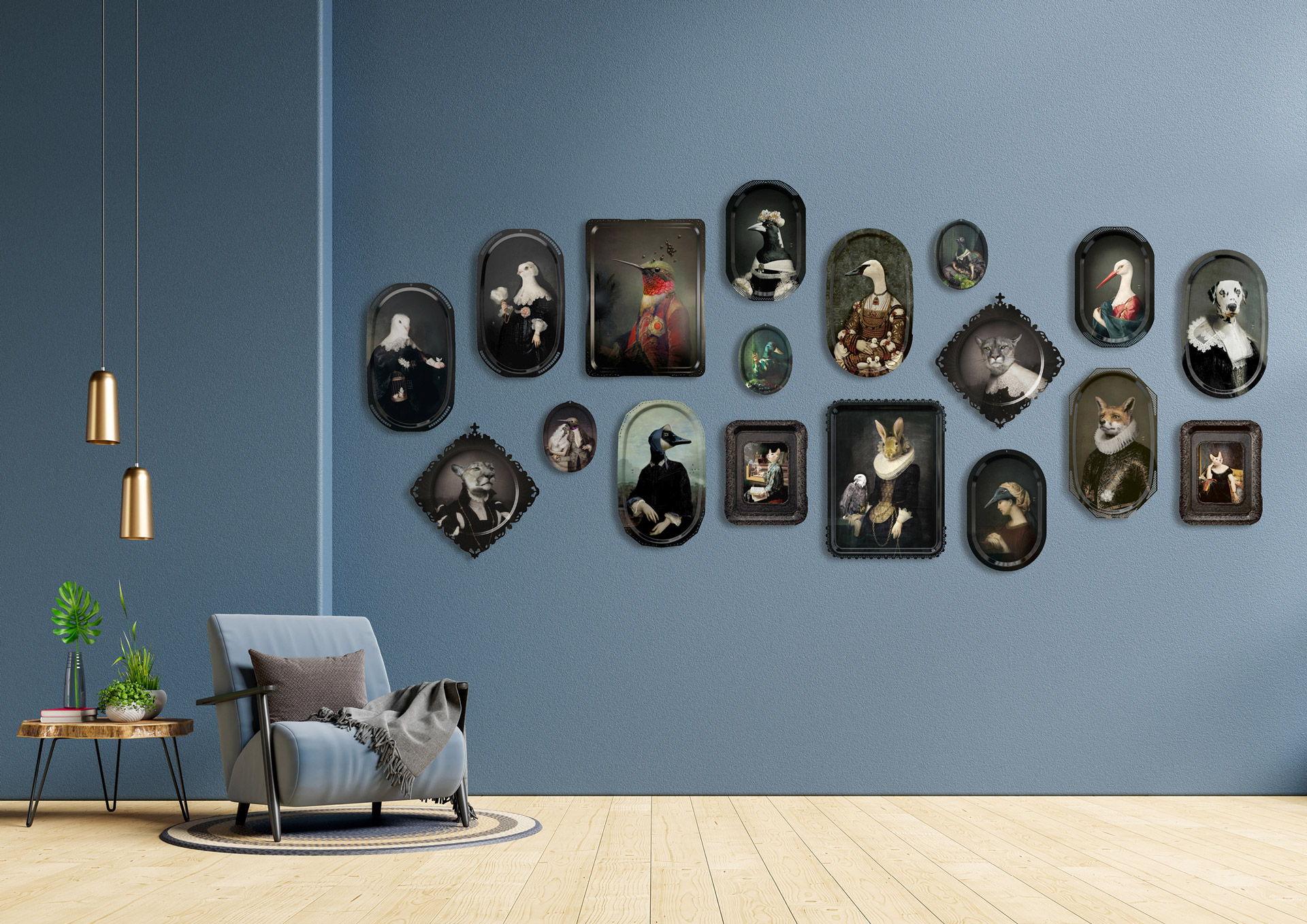 Galerie de Portraits - Présentation en magasin | Ibride Pro